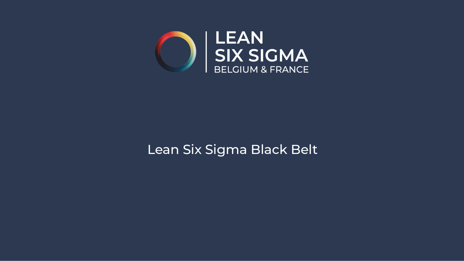 Black Belt Lean Six Sigma Certification: Advanced training - Lean Six ...